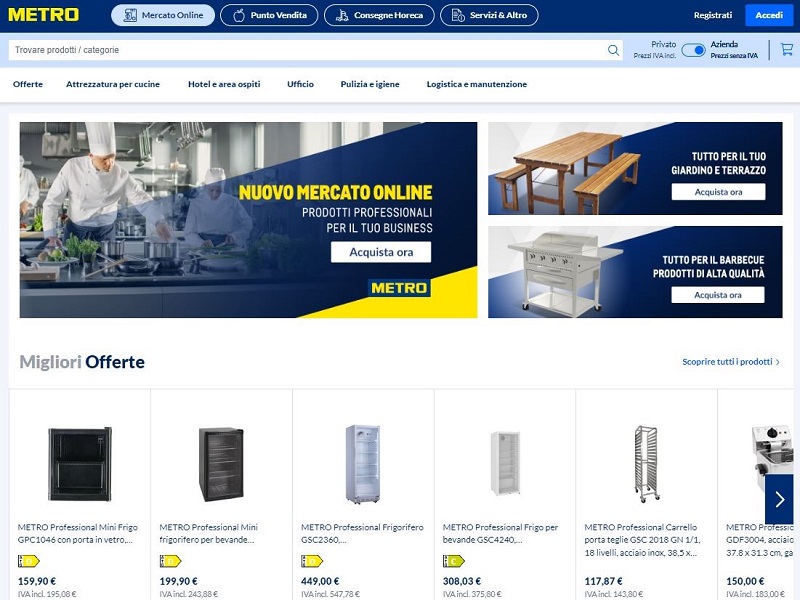 Metro Italia lancia Mercato Online, il marketplace non-food per i ...